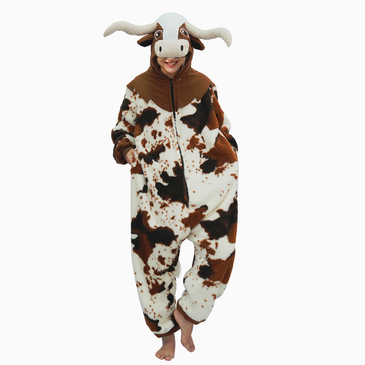 Brown Spotted Cow Onesie – ANACOSPLAYONE